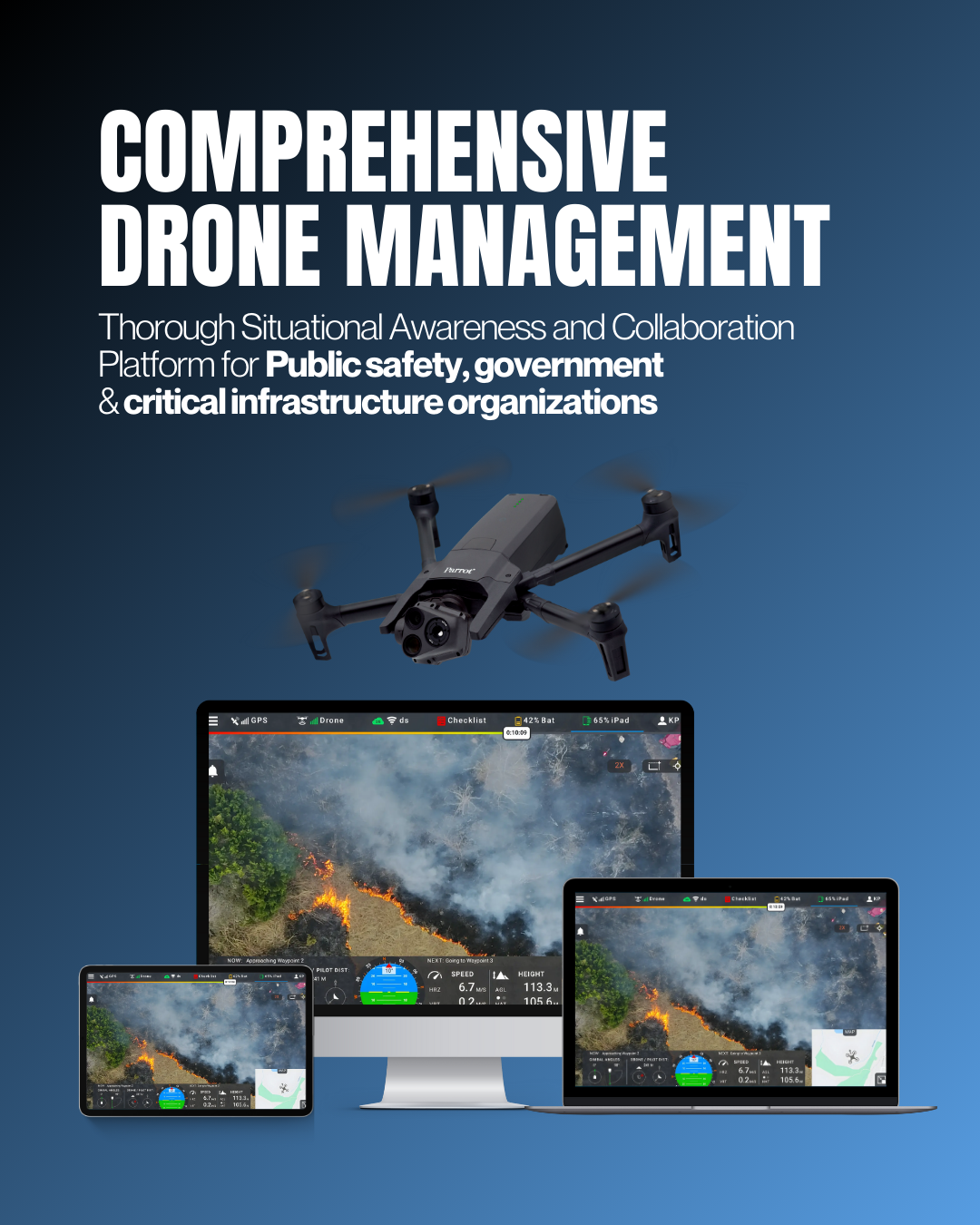 The drone management platform for public safety | Parrot